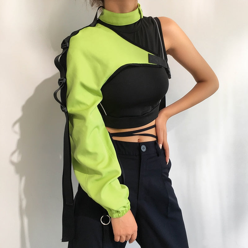 Cyborg Arm Jacket Neon Green – MELLOW PICKS
